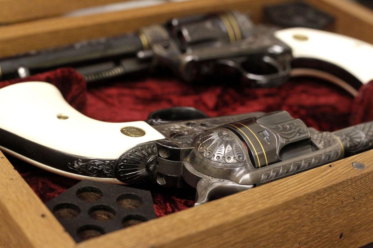 Curves of steel: Engraver brings details out of metals the time-honored way