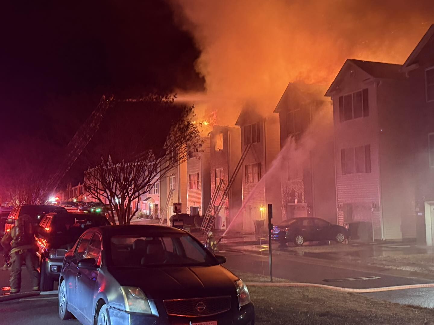 Multiple families displaced after townhouse fire in Locust Grove