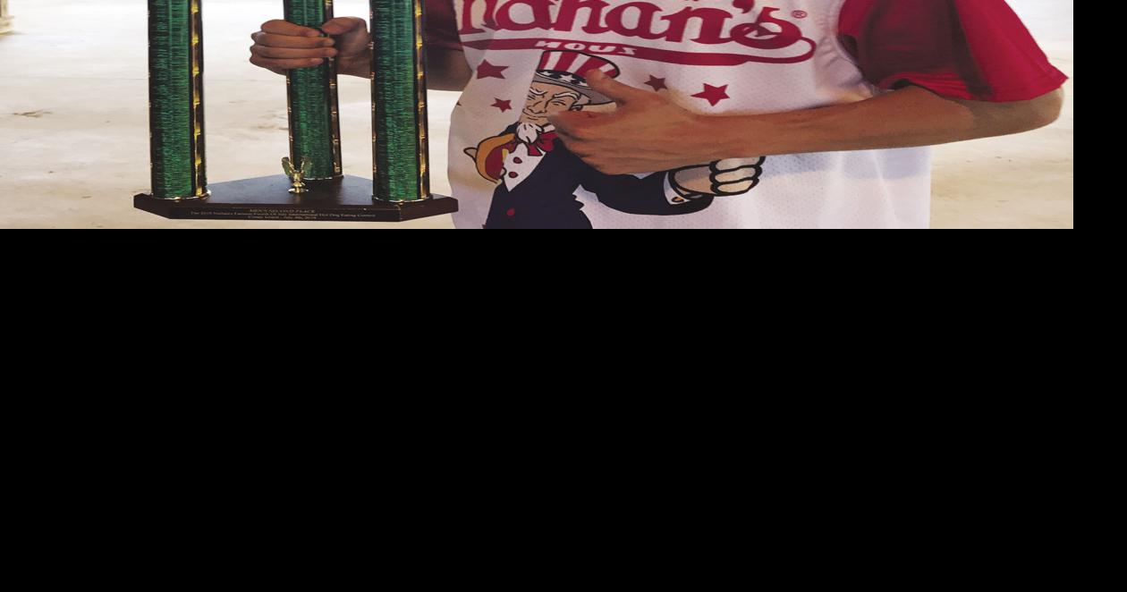 Breeden second at Nathan's Hot Dog Contest