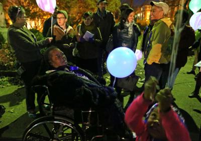 Vigil raises awareness of missing Sage Smith