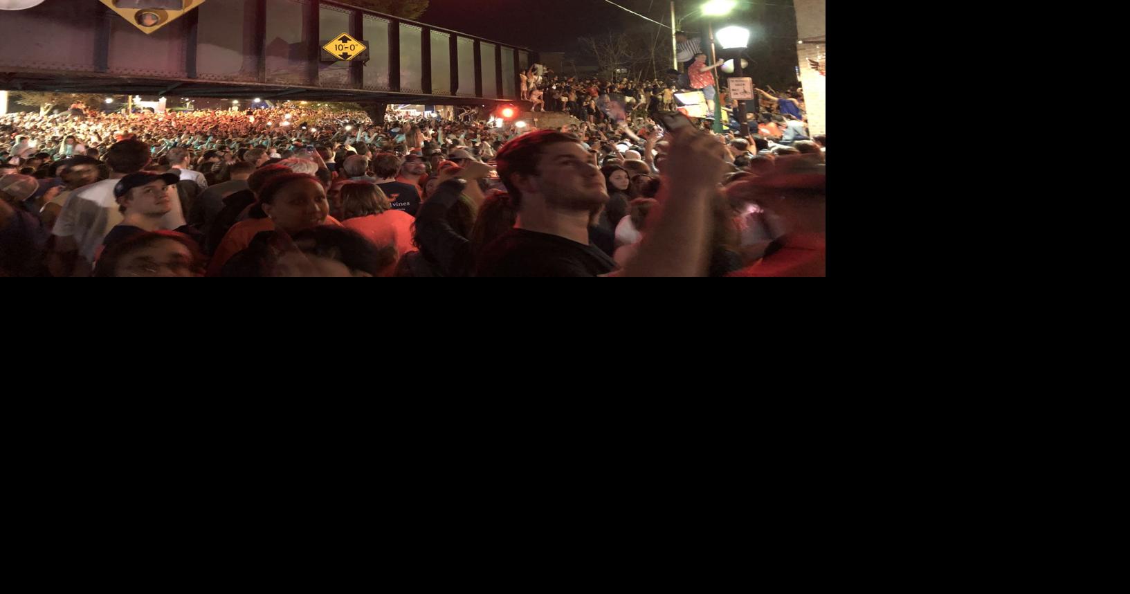 Cavalier fans rock the town on historic night
