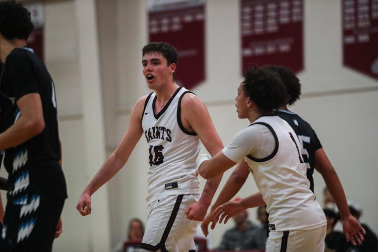 Photos: St. Anne's-Belfield boys basketball team hosts Miller School