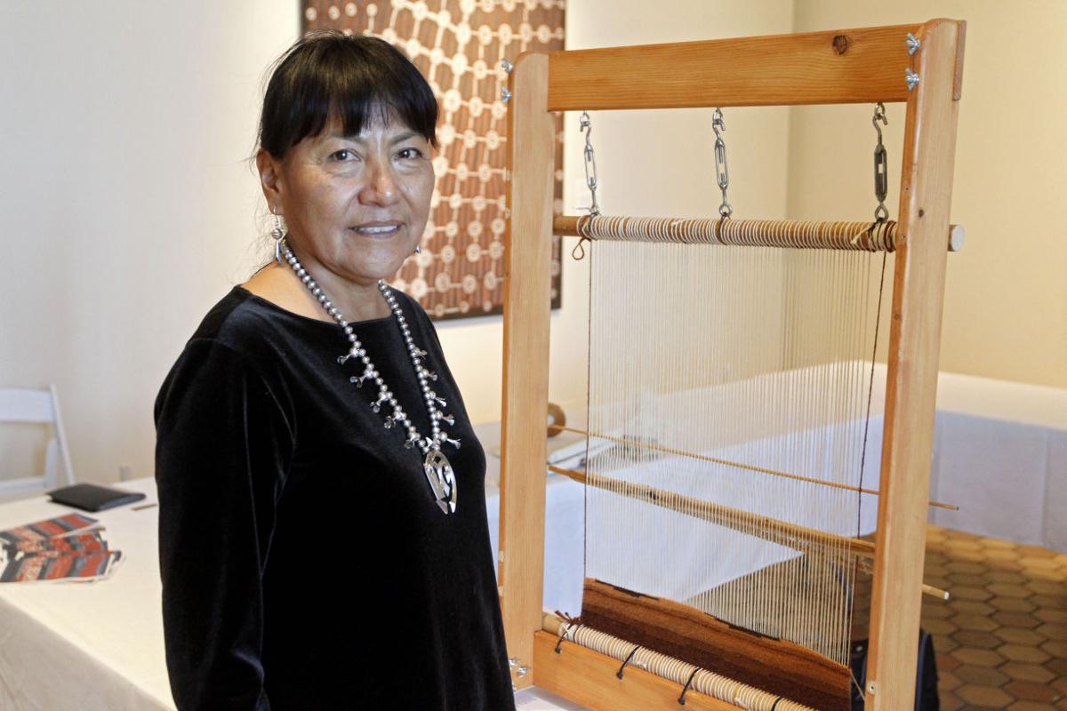 Navajo weaver D.Y. Begay photos