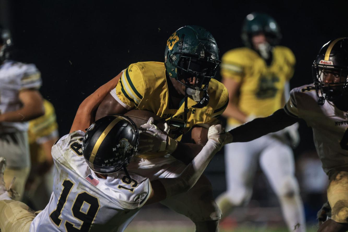 Savion Hiter and Dyzier Carter give Louisa football a boost