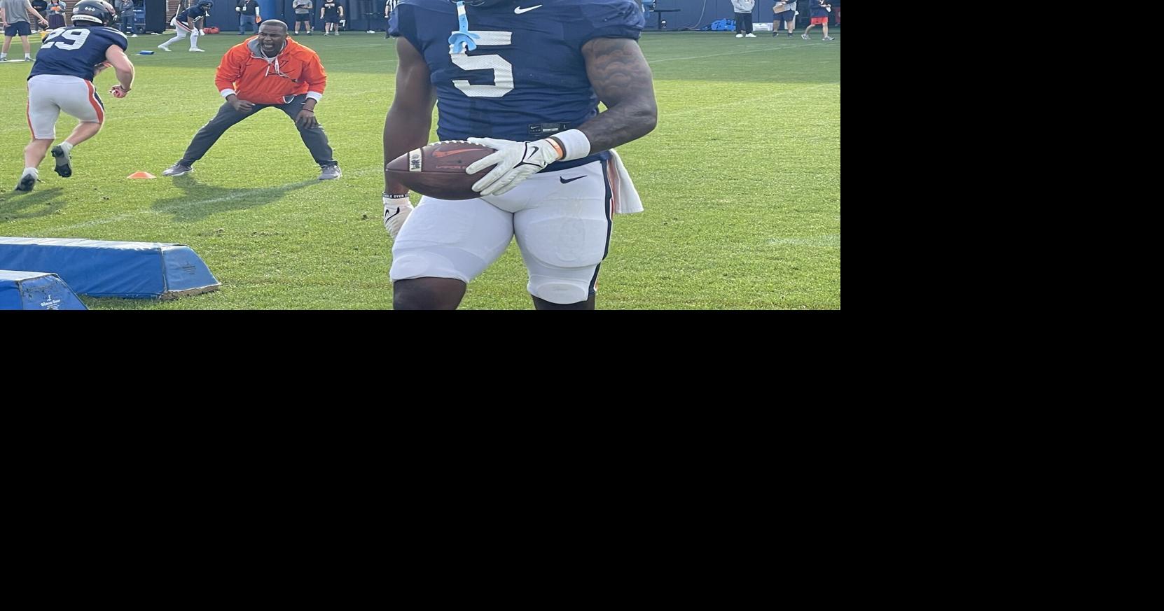 Virginia football notes: Cavaliers trying to help running back Kobe ...