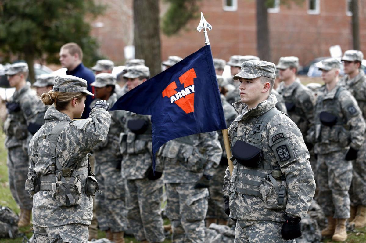 UVa Army ROTC drill
