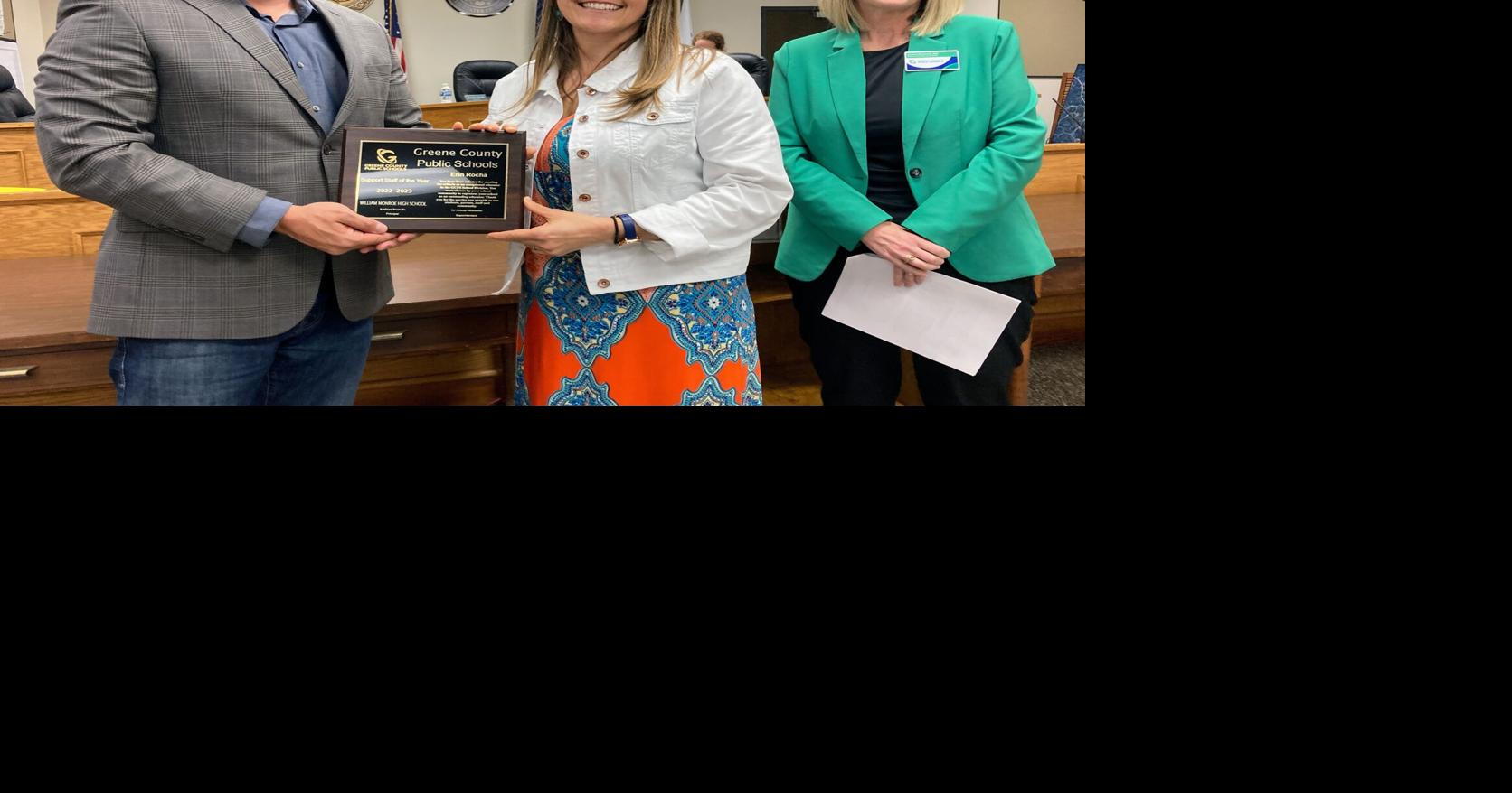 Greene County Public Schools recognizes 2022-2023 Educator of the Year, Support Staff of the Year
