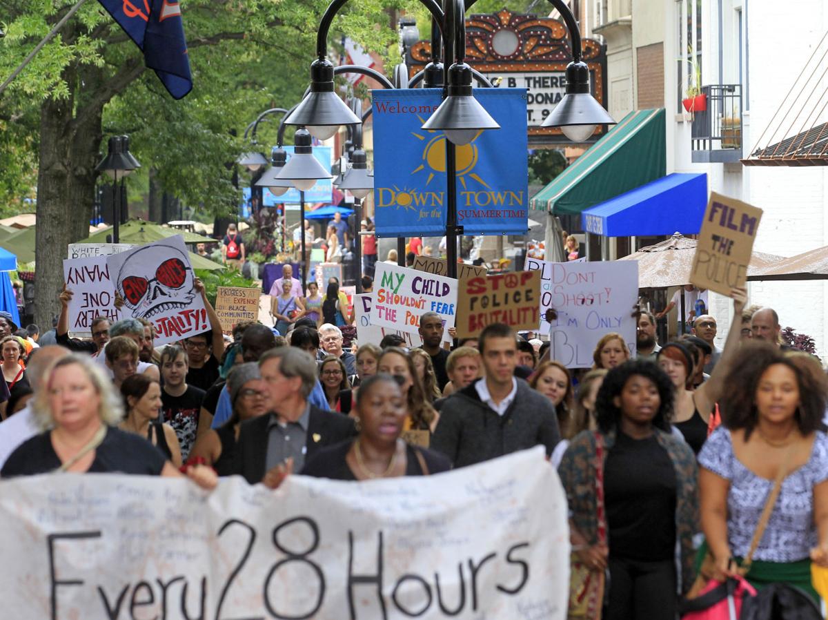 Police Protest in Charlottesville