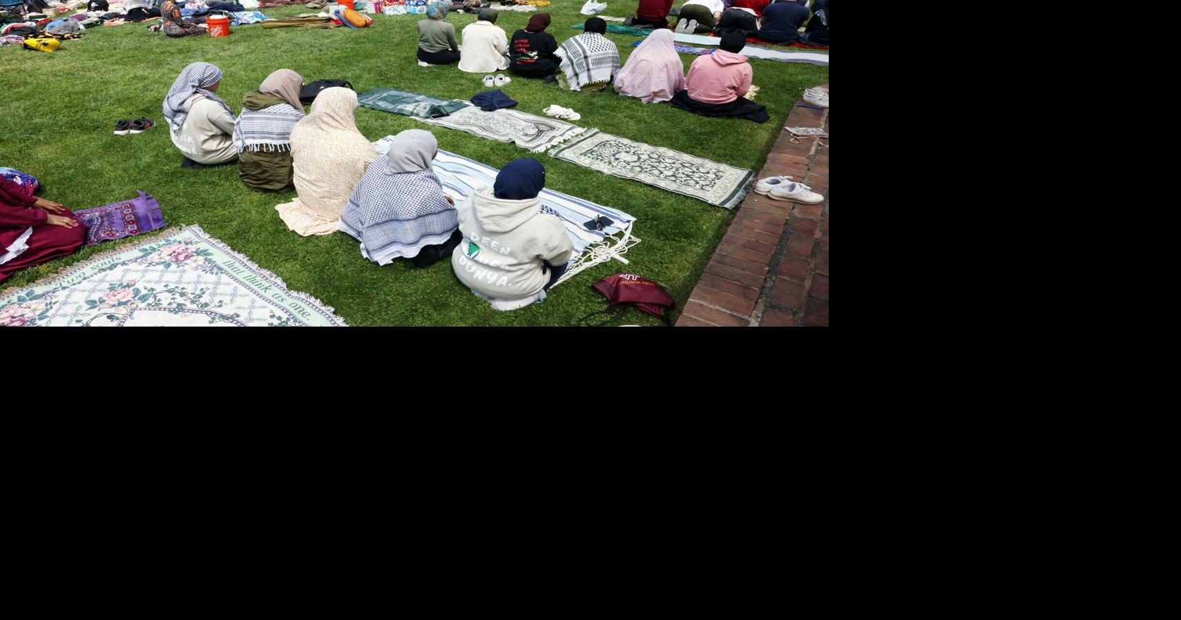 Protesters at Virginia Tech encampment demand school divest from Israel