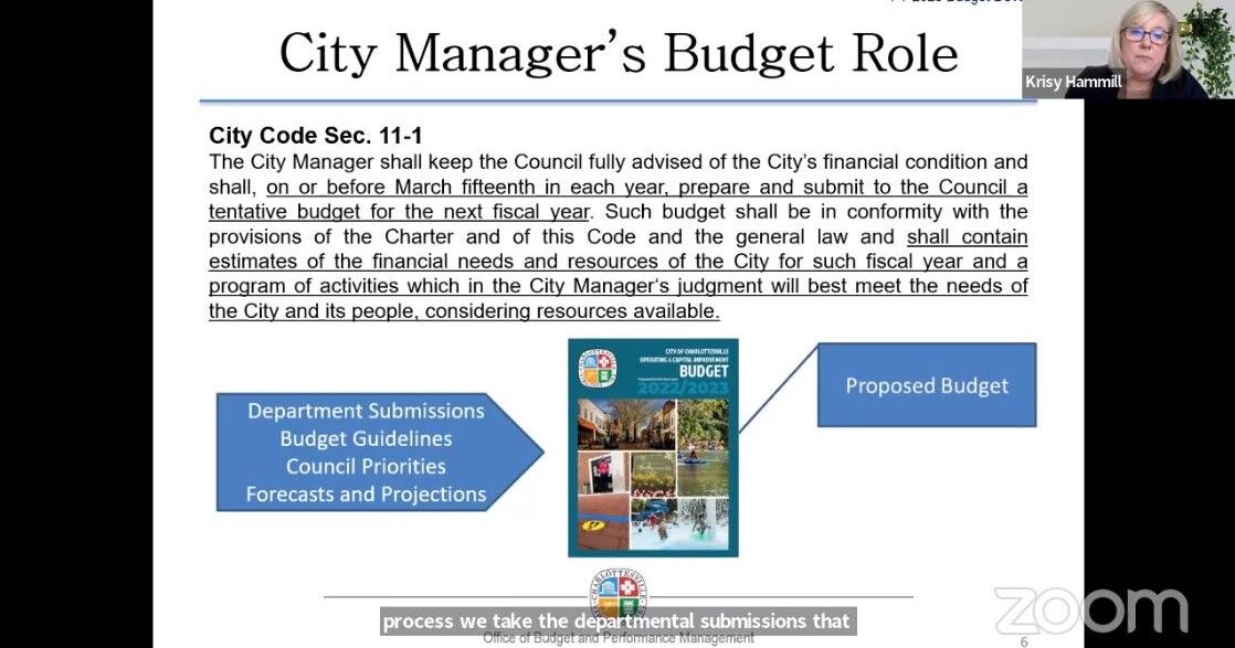 City budget process under new management