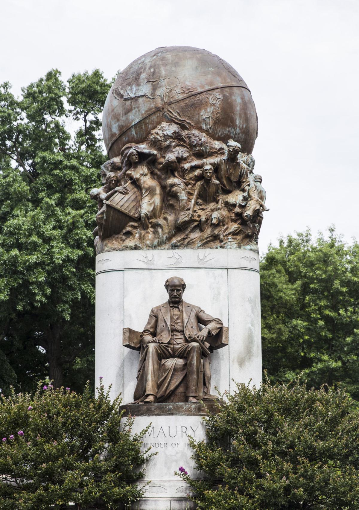 Outdoor curiosities: Matthew Fontaine Maury statue | Archives ...