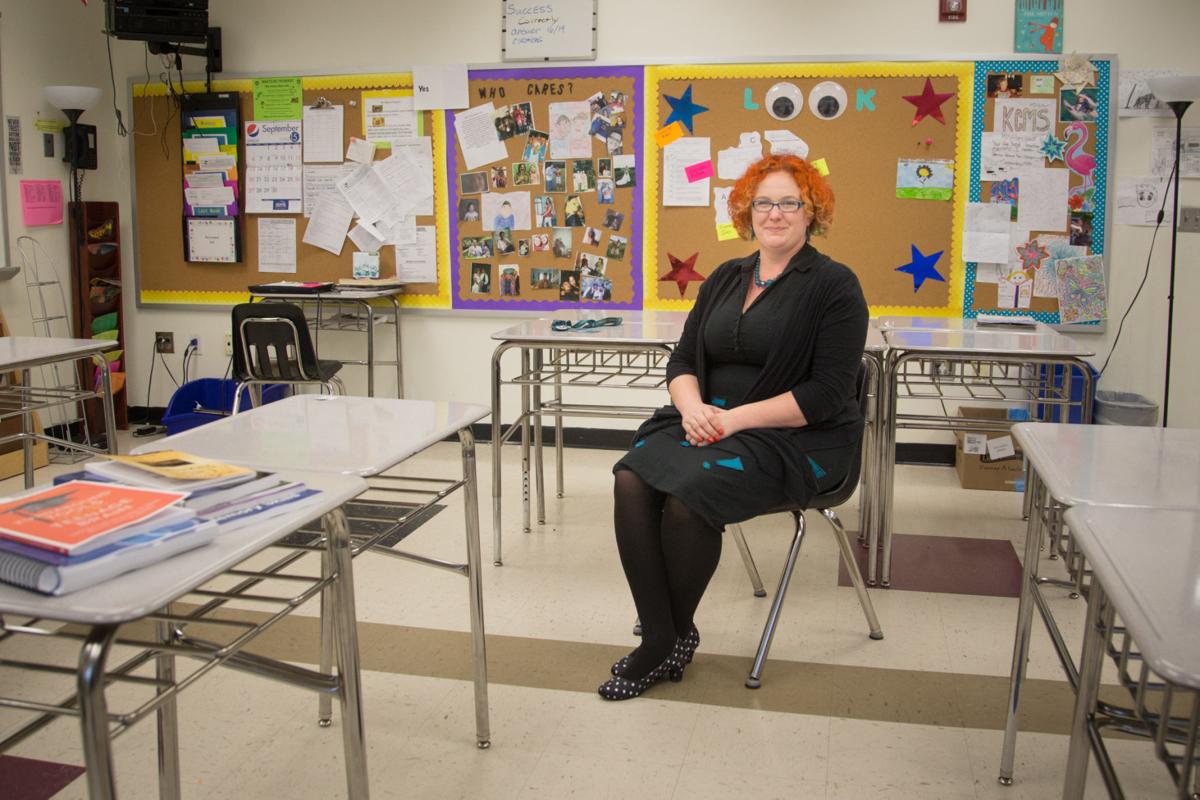 Bouncing toward success: Kate Collins teacher helps students stay focused
