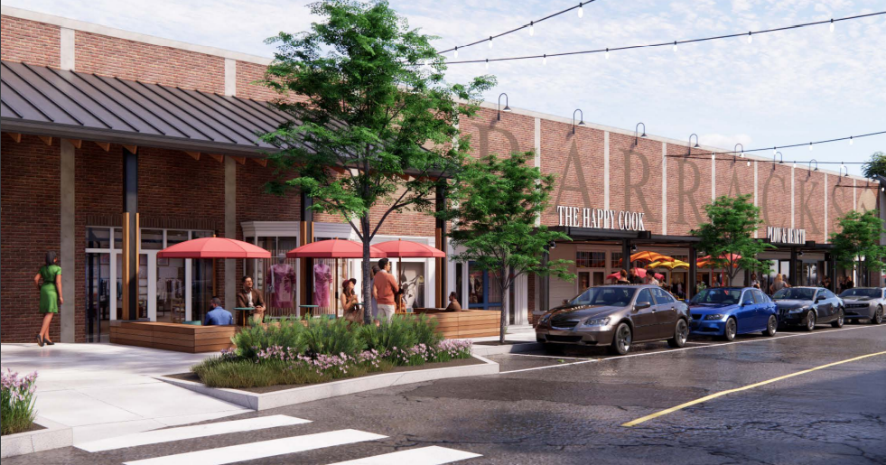 Barracks Shopping Center to get a new facade