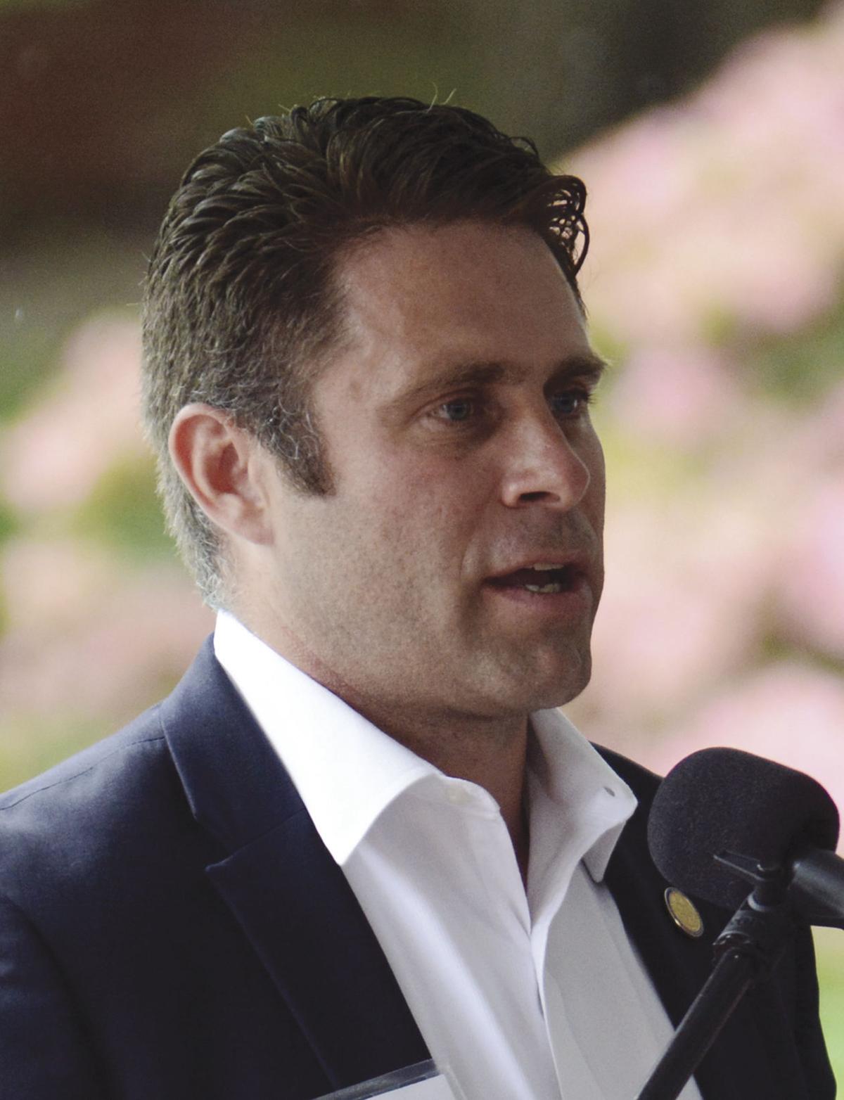 Del. Nick Freitas and Democratic candidate Ann Ridgeway