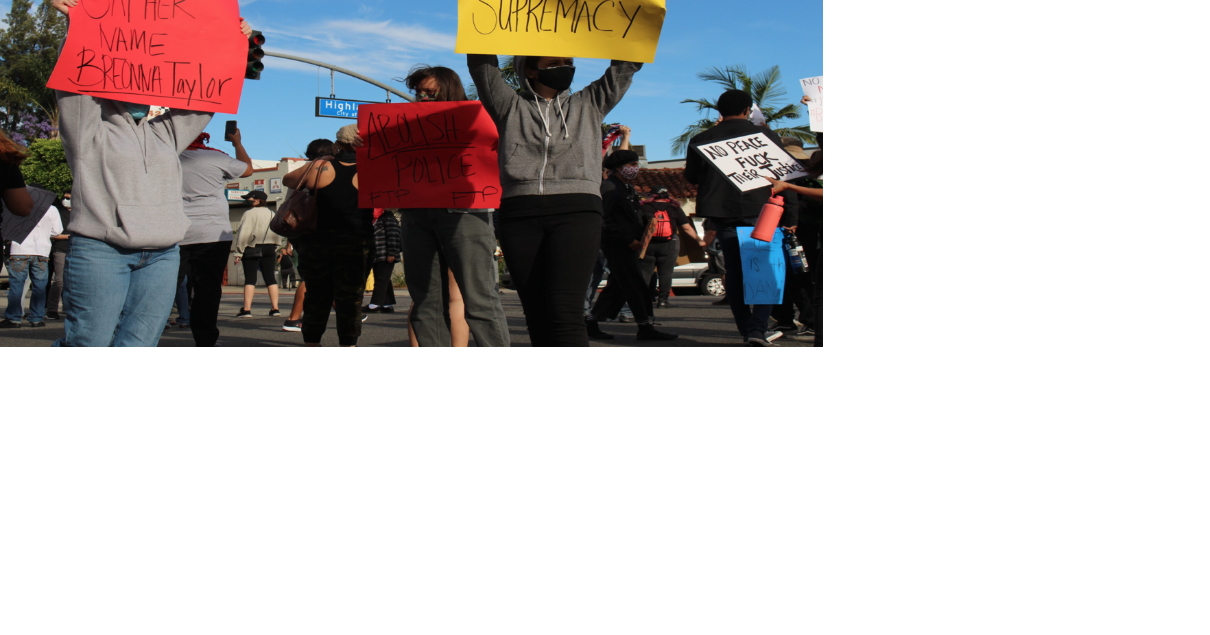 Police break up Fullerton protest over George Floyd’s death | Local ...