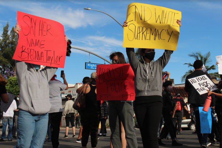 Police break up Fullerton protest over George Floyd’s death | Local ...