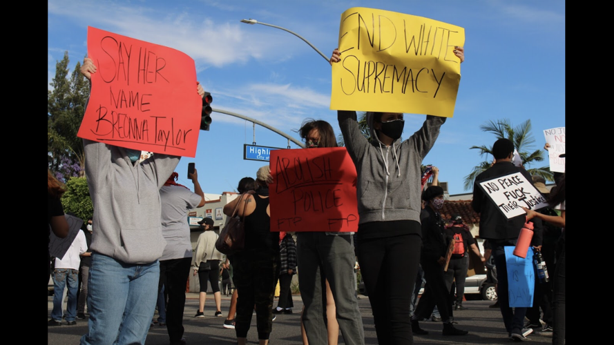 Police break up Fullerton protest over George Floyd’s death | Local ...