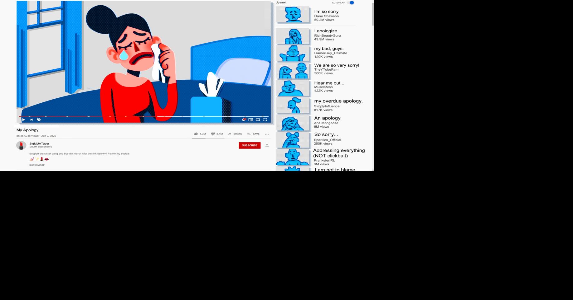 Apology videos lack authenticity and accountability from YouTube ...