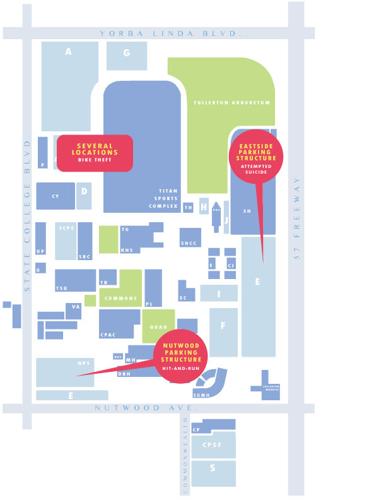 CSUF crime: University police prevent attempted suicide, log hit and ...