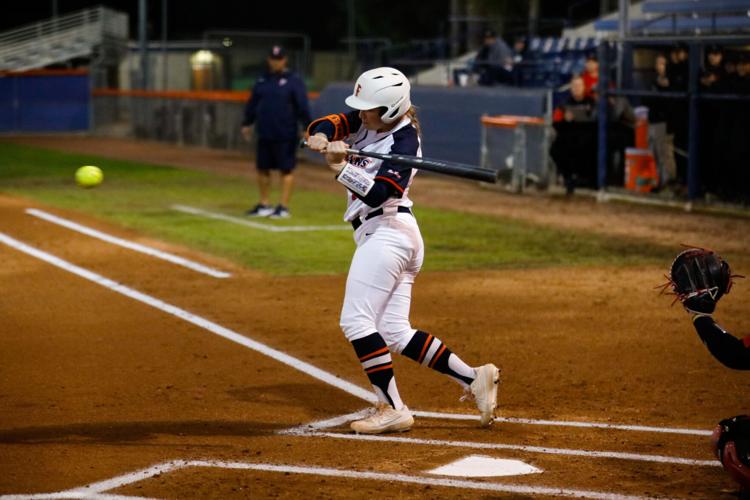 Sophie Frost powers CSUF softball through the rain | Softball ...