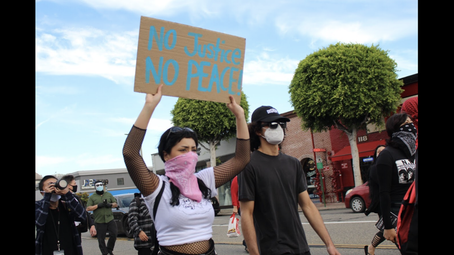 Police break up Fullerton protest over George Floyd’s death | Local ...
