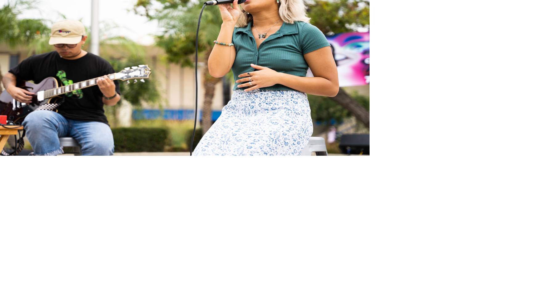 Music returns to the Becker Amphitheater featuring student artists ...