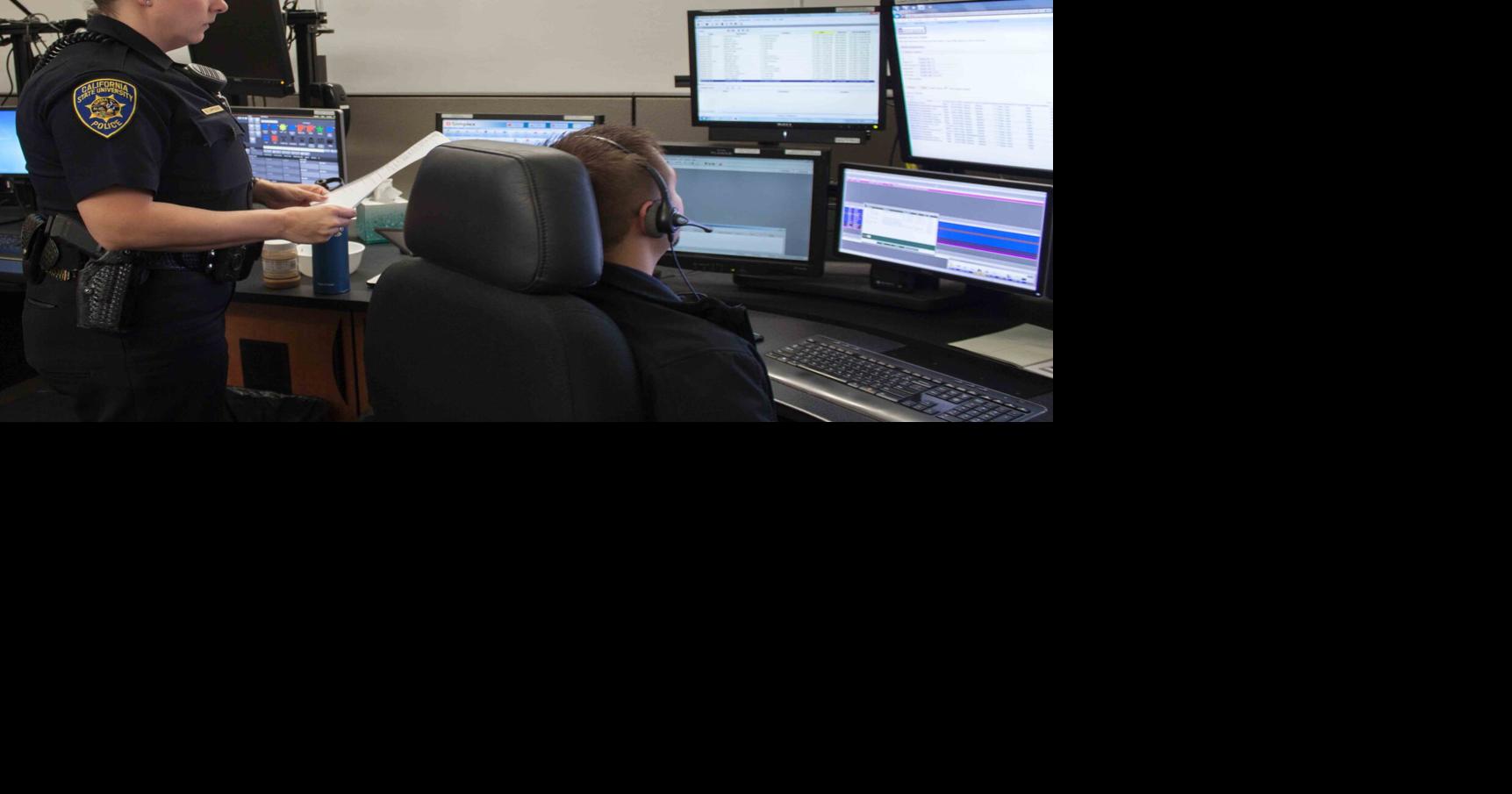 CSUF University Police dispatch center responds to 911 calls within a 1 ...