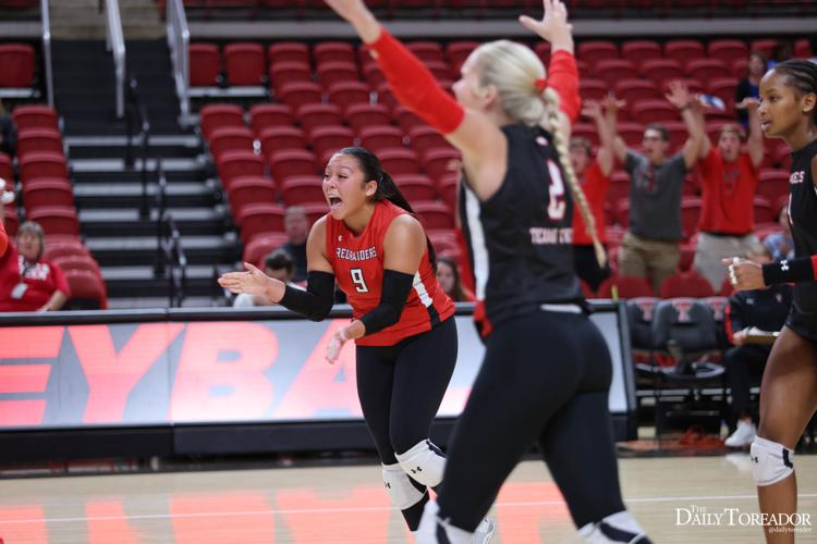 Texas Tech volleyball falls 0-3 sets to Kansas | Gallery ...