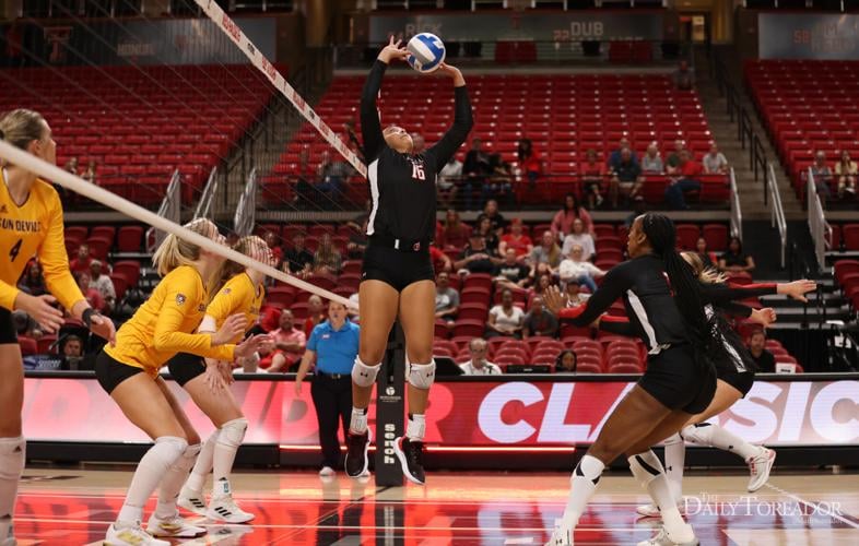 Rhodes sets standard for Tech volleyball | Sports | dailytoreador.com