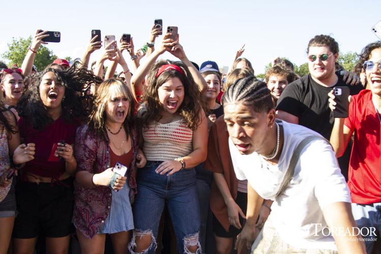 Grouplove performs at Raider Alley for the Tech Football season opener ...