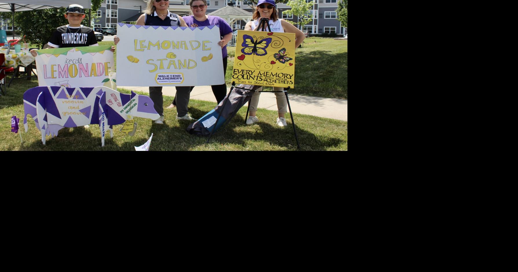 Sweet drinks for donations. Reena Senior Living lemonade sales benefit ...