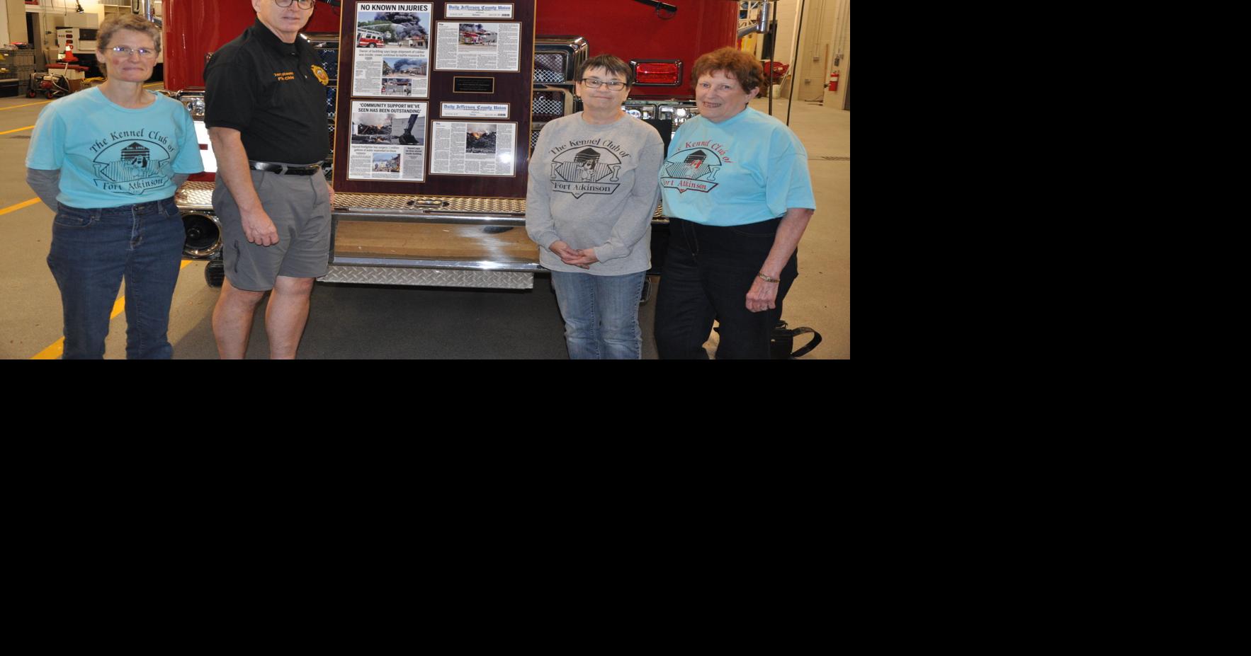 Kennel Club honors Fort Atkinson Fire Department with plaque | Fort ...