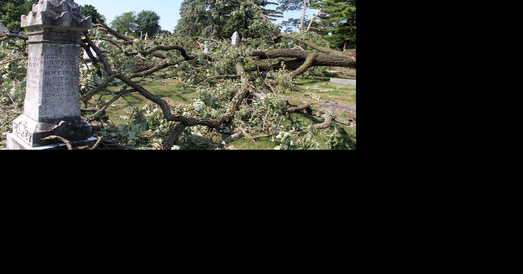 Cemetery sees widespread damage | News | dailyunion.com