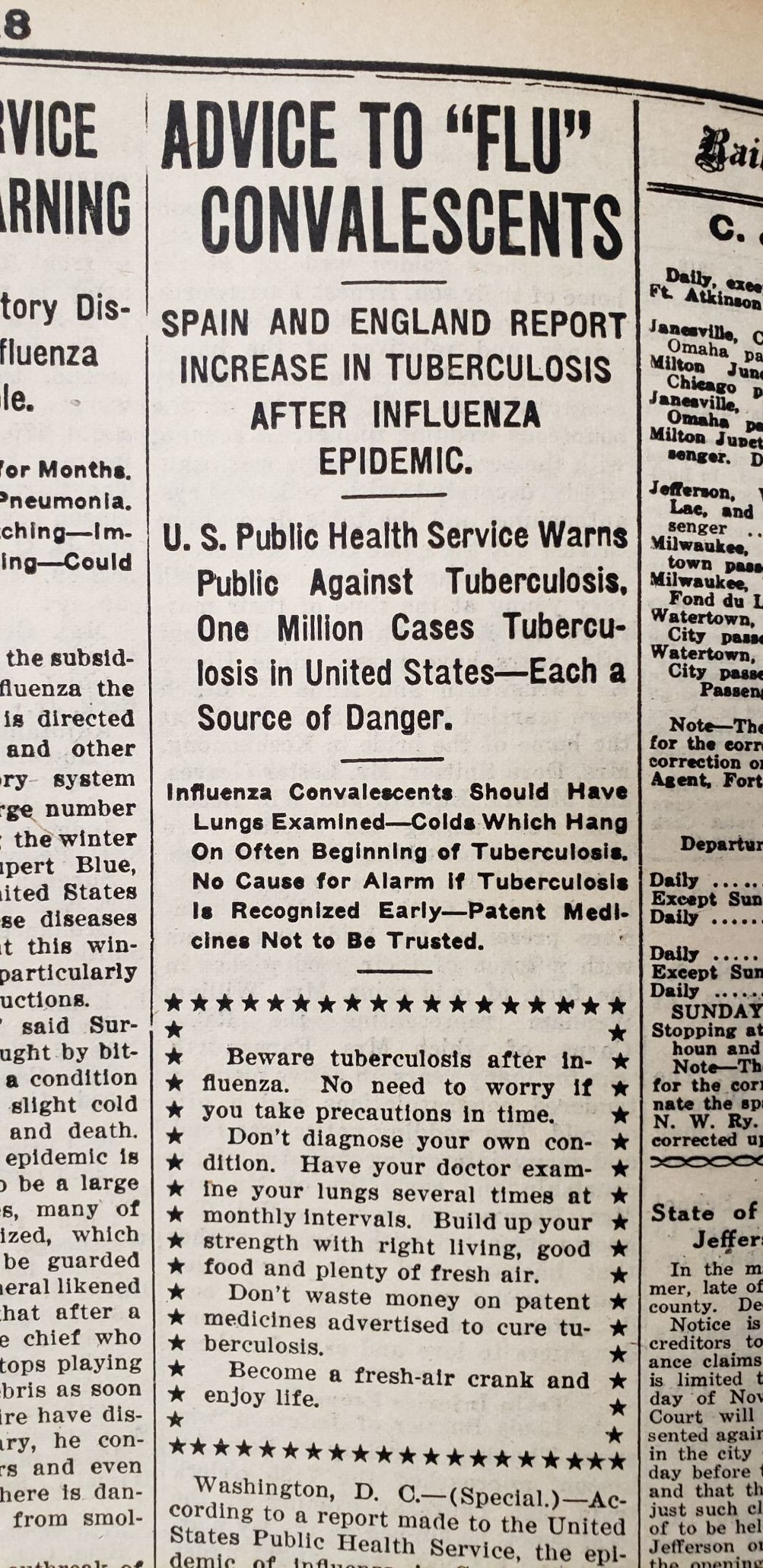Spanish flu chronicled in local newspapers century ago | News ...
