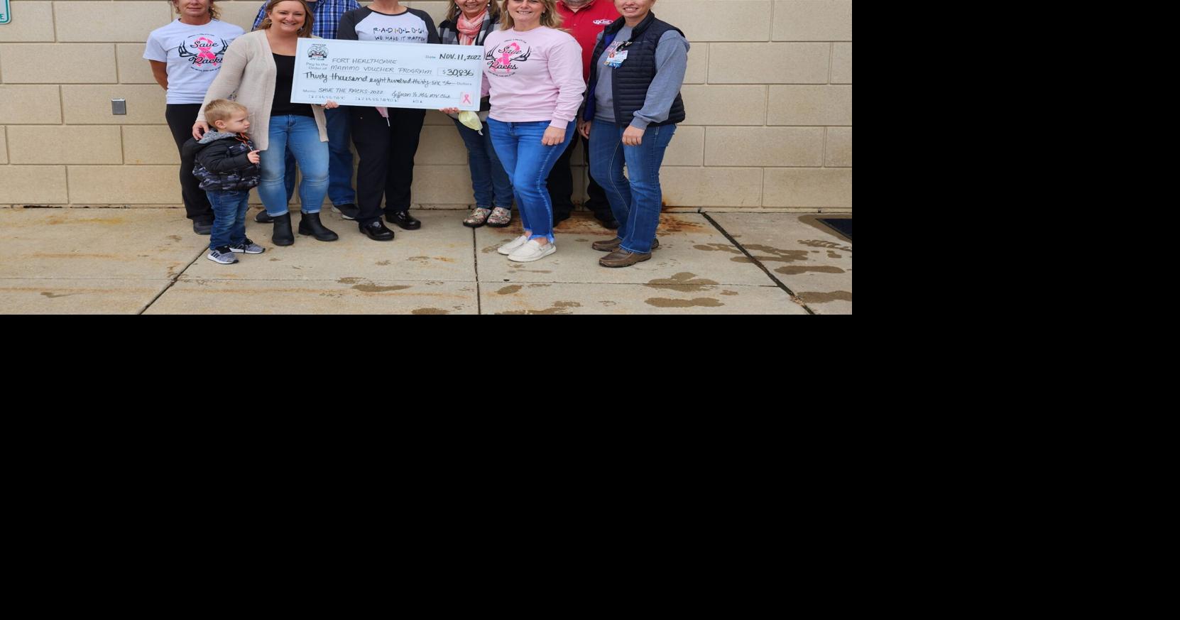 Fort HealthCare members receiving donation | Business | dailyunion.com