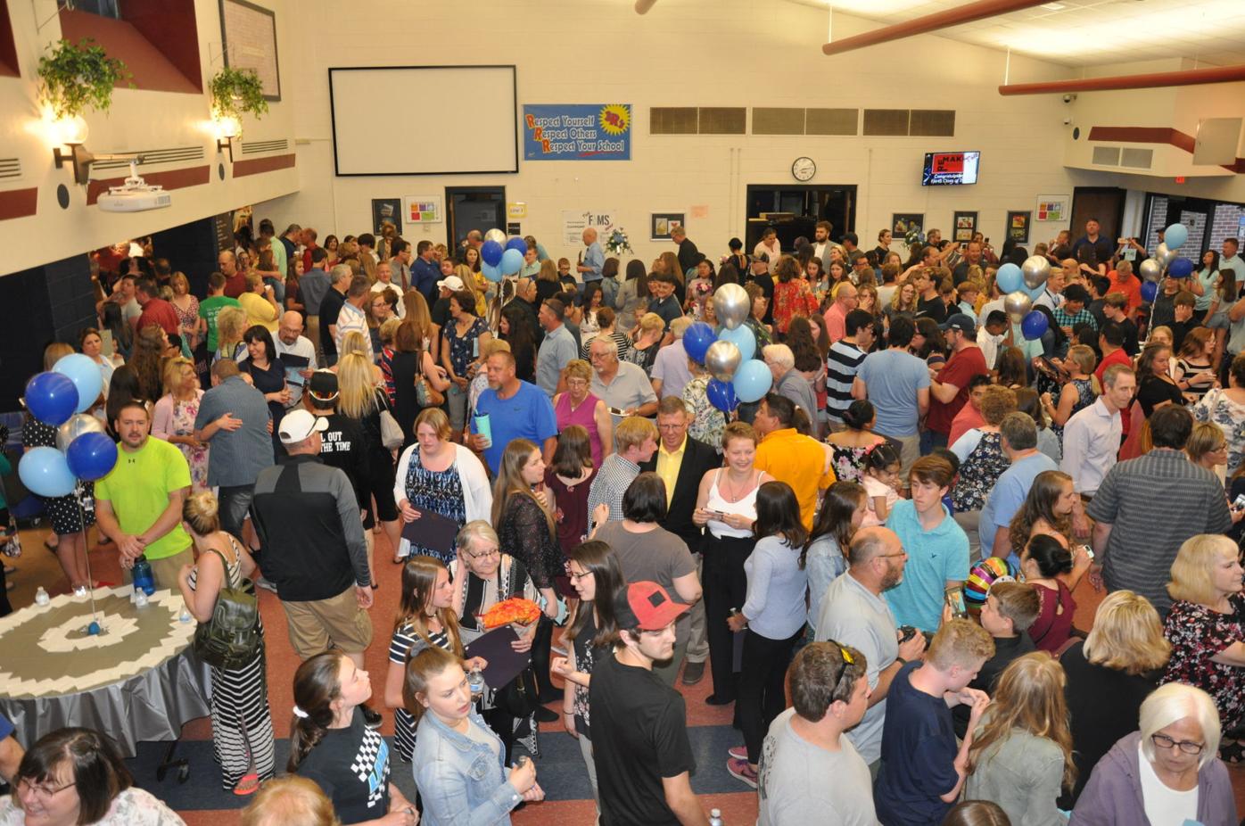 Eighth-graders at Fort Middle School promoted to freshman | News ...