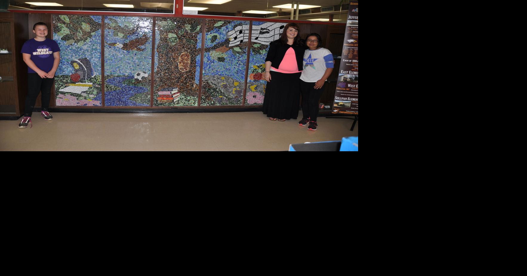 West Elementary School dedicates stained-glass mural | News ...