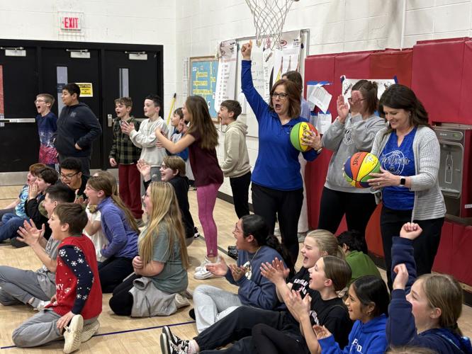 Basketball and building community: Purdy Elementary assembly celebrates ...