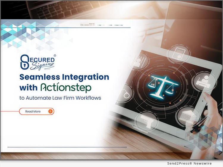 Secured Signing Announces Seamless Integration with Actionstep to ...