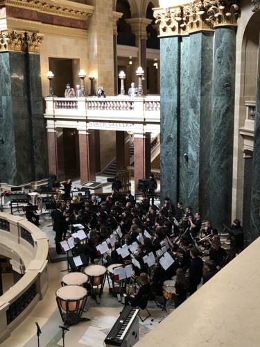 Fort Atkinson High band performs at State Capitol | Around Town ...