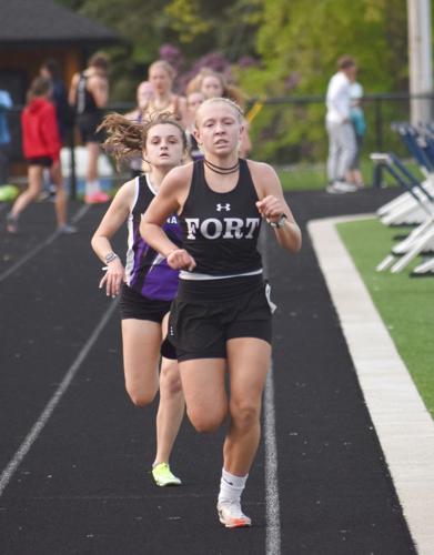 Track and field: Mallory Gasper wins 100, 200 for Fort girls at ...