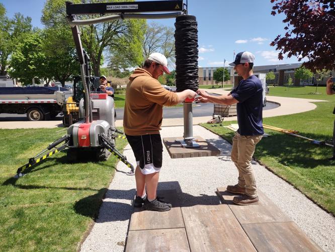 Jefferson High School landscaping project supported by donations ...