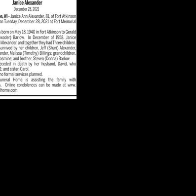 Janice Alexander | Obituaries | dailyunion.com