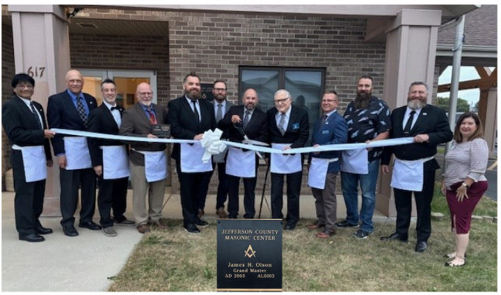 Jefferson Area Chamber of Commerce welcomes Masonic Lodge No. 9 ...