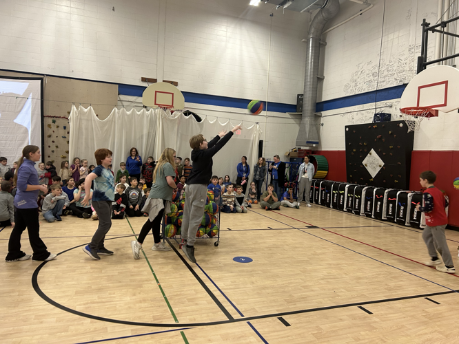 Basketball and building community: Purdy Elementary assembly celebrates ...