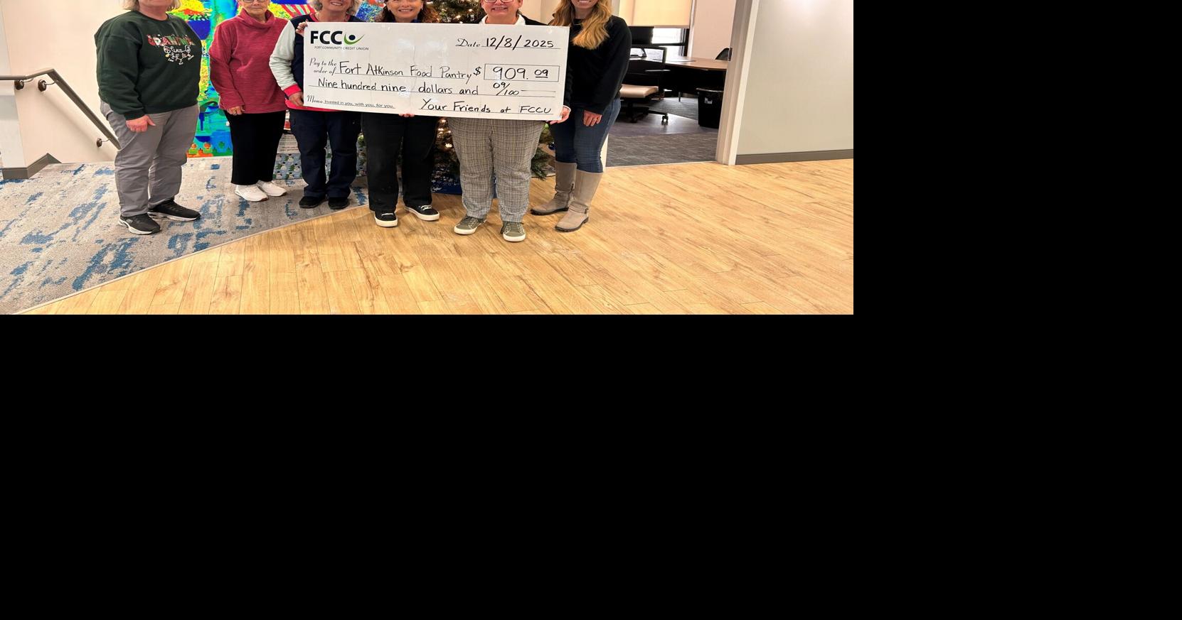 Fort Community Credit Union gives to Fort Atkinson Food Pantry | Local ...