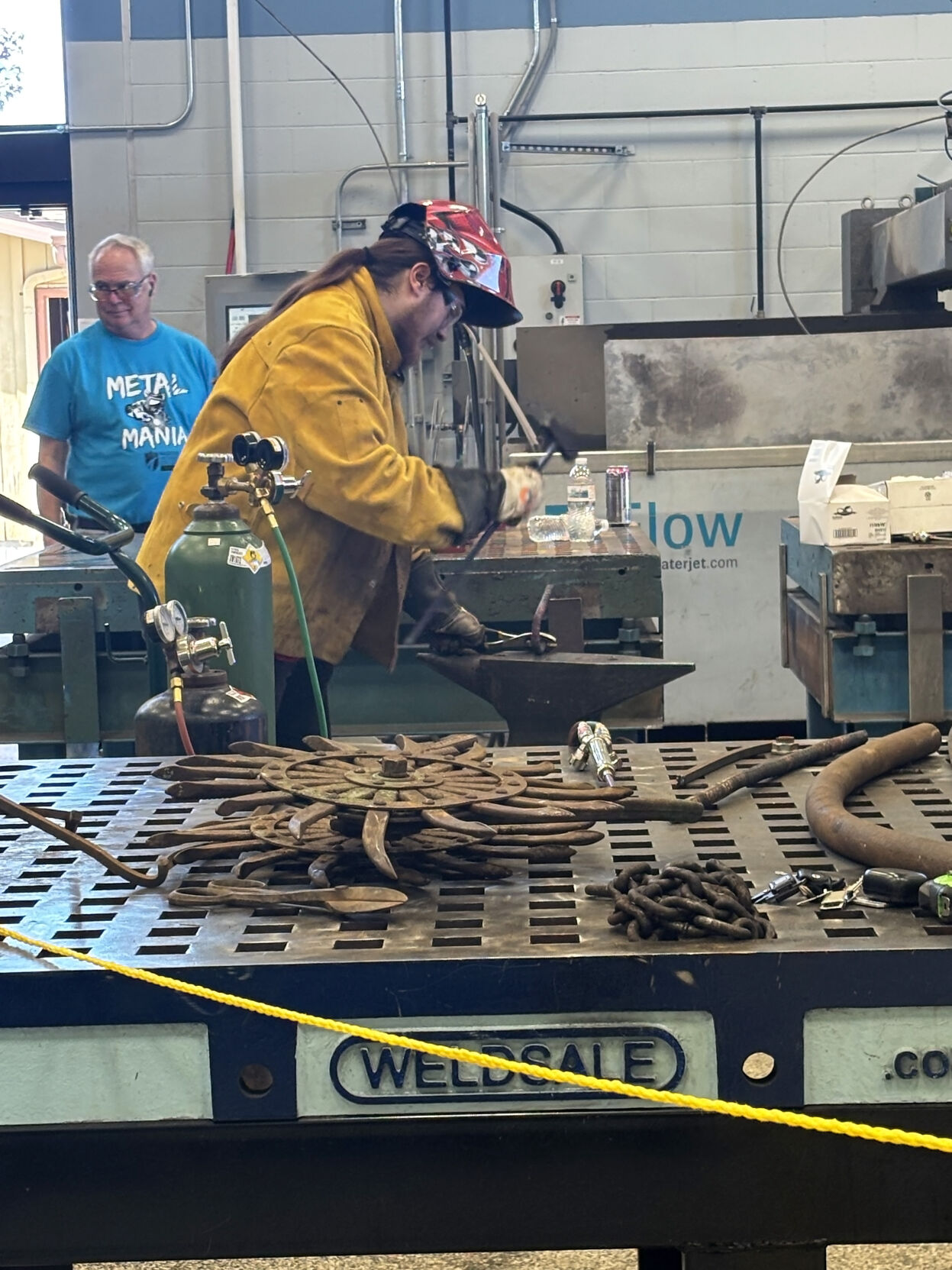 Metal Mania: 5 teams join in sculpture contest at Madison College ...