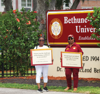 B-CU alums urge transparency during march and rally | Education ...