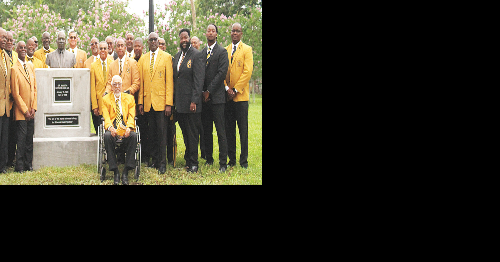 Alphas, city unveil Dr. King bust at James Huger Park | News ...