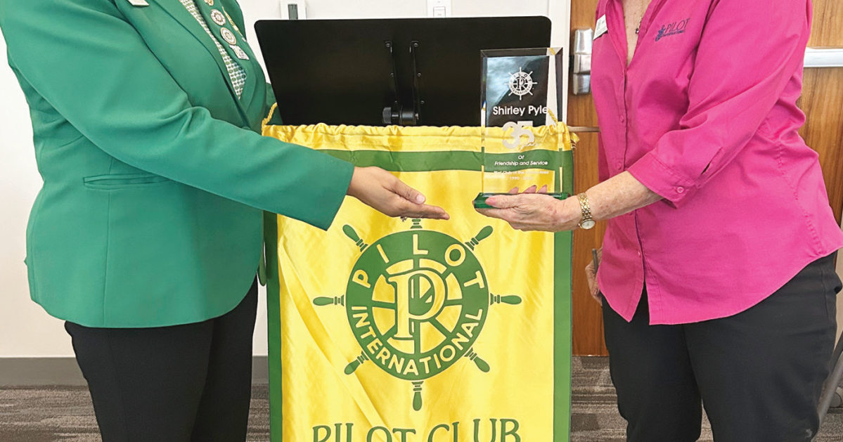 Shirley Pyle recognized for 35 years of Service with the local Pilot ...